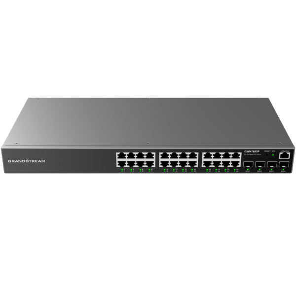 Grandstream GWN7803P Enterprise Layer 2+ Managed Network Switch ...